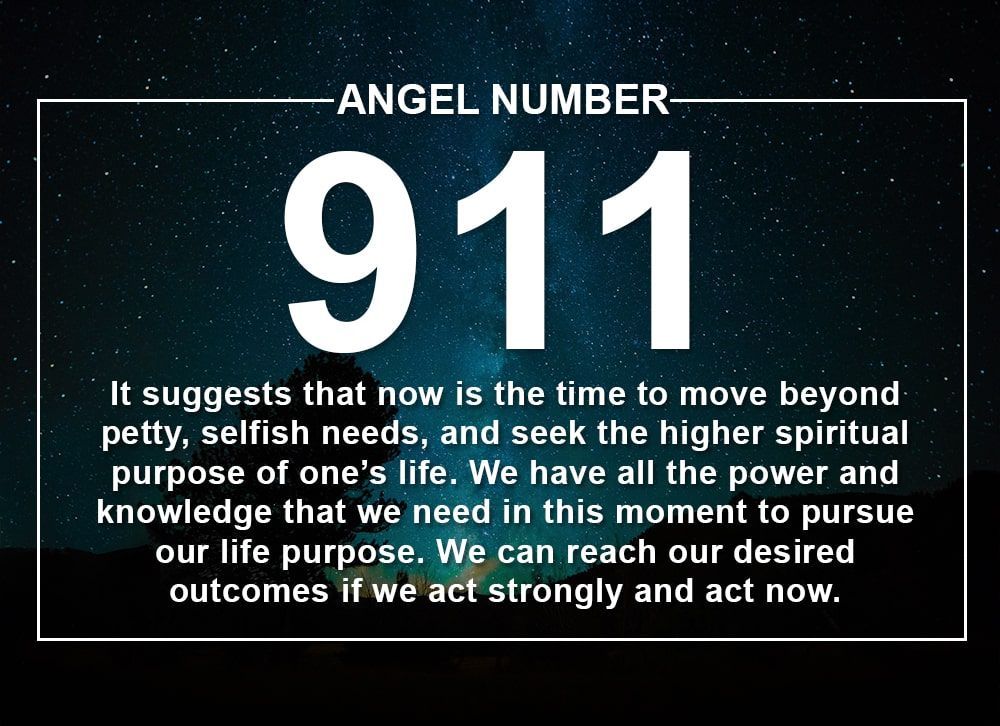 911 Angel Number Meaning - Why You're Seeing It - My Angel Numbers